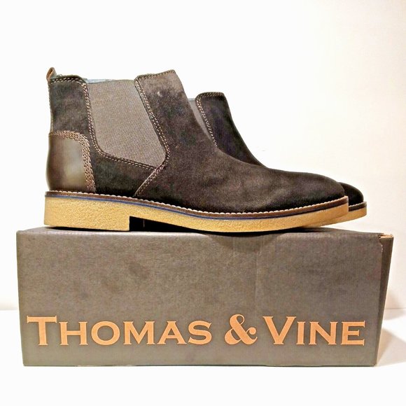 Thomas & Vines | Shoes | Thomas Vine Hendrix Mens Boot Brown Suede ...